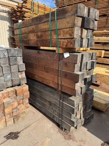 150x150mm Rough Sawn Red Ironbark Posts Ultimate Strength - Jak's ...